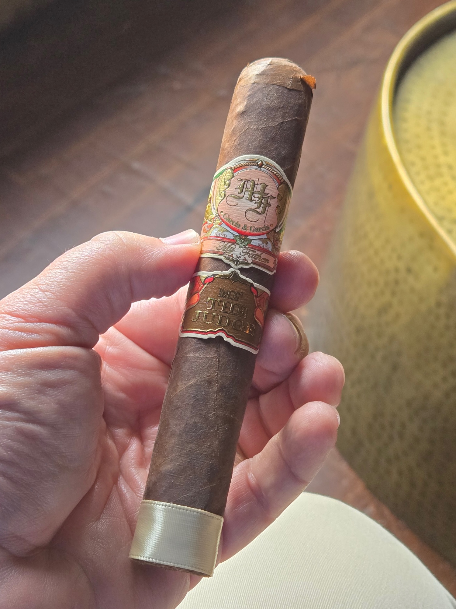 Cigar Review: My Father The Judge | Michael Joe Harvell